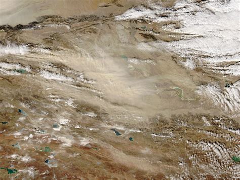 Dust Storms In Western China