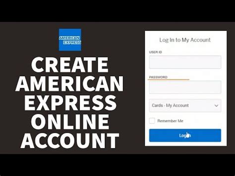How To Create American Express Online Account American Express Bank