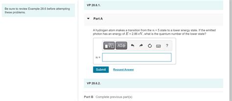 Solved Be Sure To Review Example 28 6 Before Attempting