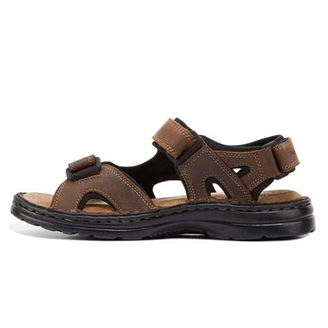 Hush Puppies Men Simmer Leather Sandal Hopp Footwear Australia