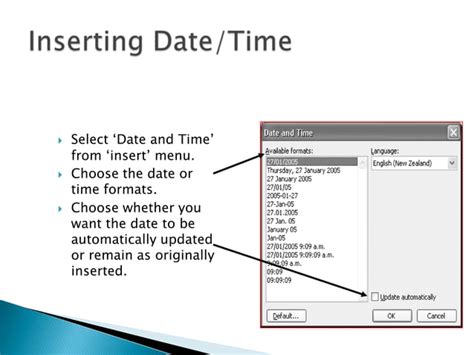 Lecture 06 Insert Tab Word 2007 Pptx Desktop Publishing Computer Software And Applications