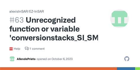 Unrecognized Function Or Variable Conversionstackssism