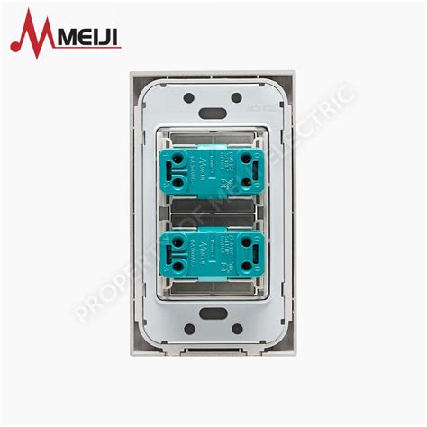 Meiji Champagne Series Two Gang Three Way Switch Mch 0222 Meiji