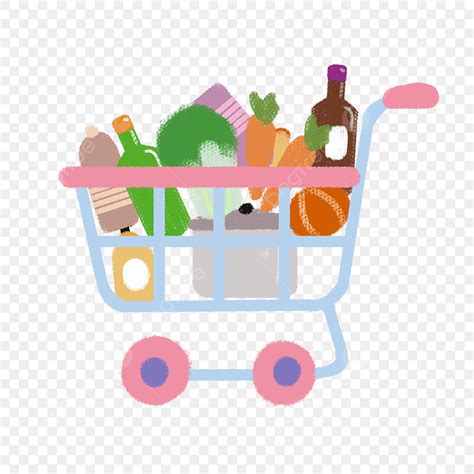 장바구니 일러스트 식품 슈퍼마켓 생활 서비스 식품 장바구니 Png 일러스트 및 이미지 에 대한 무료 다운로드 Pngtree
