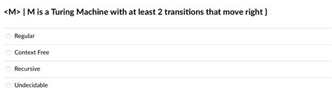 Solved ∣m Is A Turing Machine With At Least 2 Transitions