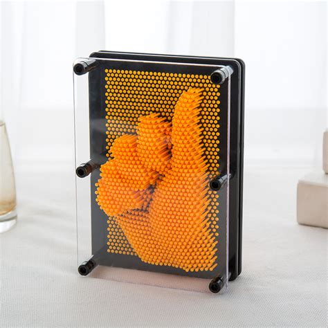 厂家直销3d百变针三维针雕克隆立体手模生日礼物儿童益智手印玩具 阿里巴巴