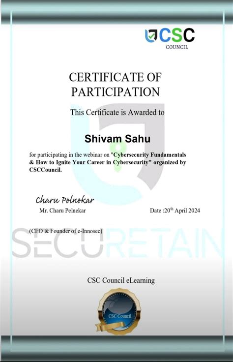 shivam sahu on linkedin cyber security ethcal hacking networking