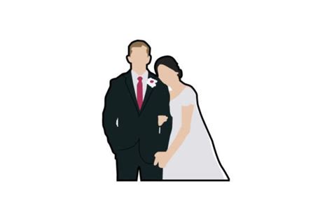Couple Wedding Bride Drawing Isolated Graphic By Muhammad Rizky