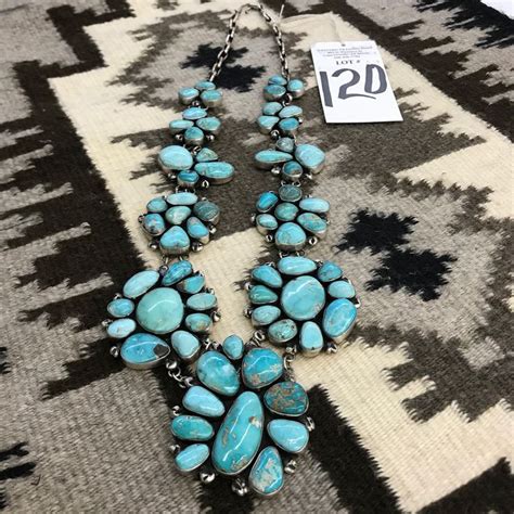 Statement Piece Turquoise Cluster Necklace Cluster Necklace
