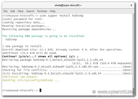How To Check CPU Temperature In OpenSUSE Linux NixCraft