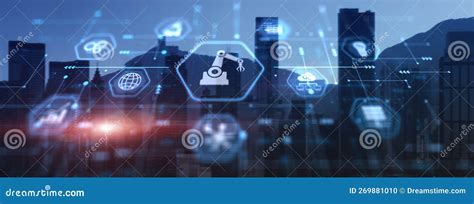 RPA Icon Robotic Process Automation System Artificial Intelligence Concept Stock Photo Image