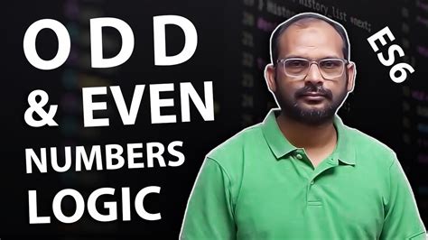 Odd And Even Numbers Logic Javascript Amjad Sir Pickupbiz Learning Youtube