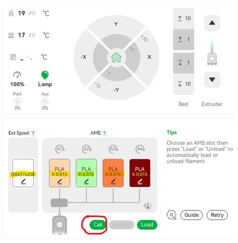 Calibration Patterns Prinjting As Non Characters Bambu Lab P1 Series