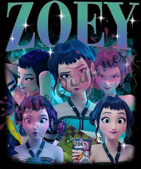 Zoey K Pop Demon Hunters Png Digital Download Anime Clipart
