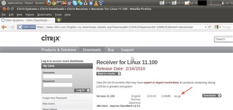 Citrix Receiver Plugin No Ubuntu 1104 64 Bits Sbin