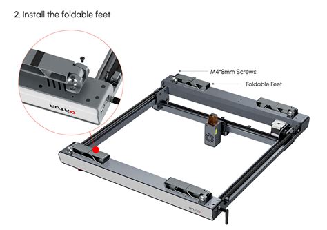 New Ortur Fft10 Foldable Feet For Ortur Laser Master 3 Laser Engraver