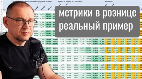 Разбор данных розничного магазина при помощи Excel конверсия посетители ...