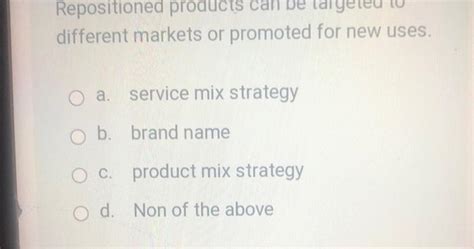 Solved Repositioned Products Can Be Largele Different