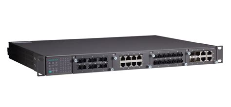 Moxa Pt 7828 R 24 Hv Iec 61850 3 Layer 3 Modular Managed Ethernet Switch System With 3 Slots