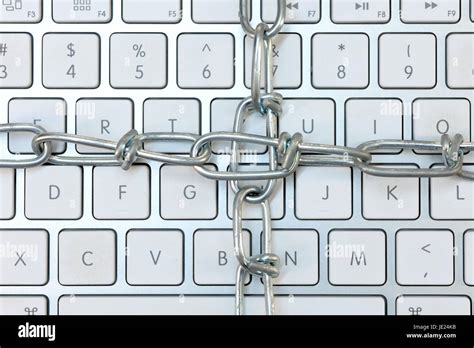 A Conceptual Image Of Computer Security Stock Photo Alamy