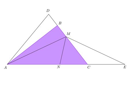 Geometry Find The Segment Mn If Bm 5 In The Triangle Below