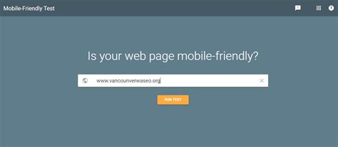Google Mobile Friendly Testing Tool