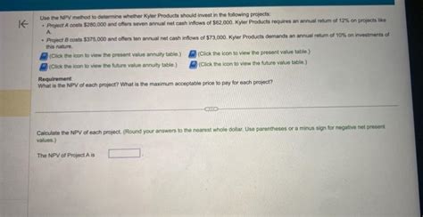Solved Use The Npy Method To Determine Whether Kyler