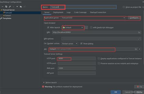 Intellij Idea配置tomcat（完整版图文教程）idea设置默认tomcat Csdn博客
