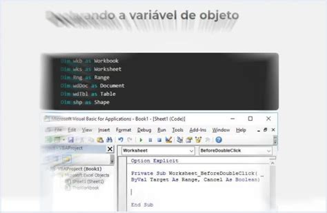 variáveis de objeto como usar no excel vba tudo excel
