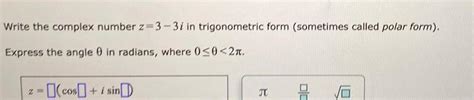 [answered] write the complex number z 3 3i in trigonometric form kunduz