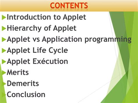 Applet Programming In Java Ppt