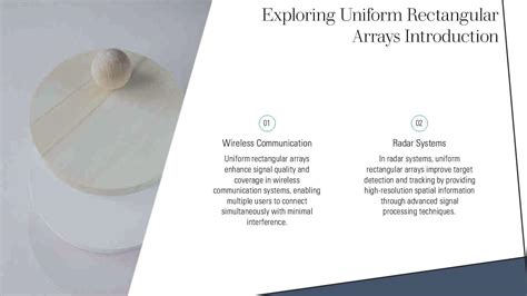 Exploring Uniform Rectangular Arrays In Signal Processing Ppt Powerpoint St Ai Ppt Presentation