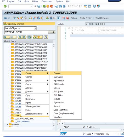 02 18include Programs Sap Erp 따라하기 Abap Fi Co Mm Sd Pp