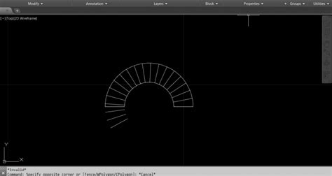 ترسیم پله گرد دو بعدی در اتوکد به صورت پروژه محور گروه آموزشی محمد