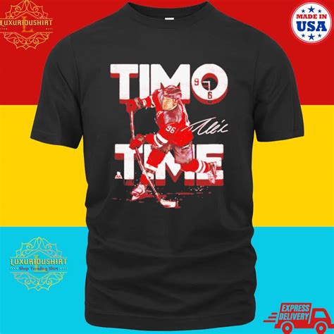 Timo Meier New Jersey Timo Time Signature Shirt Aetemitee