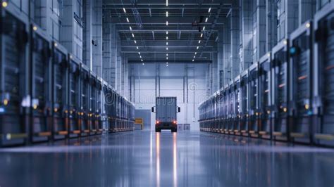 Conceptual Image Of Ai Automation In Logistics With Autonomous Stock