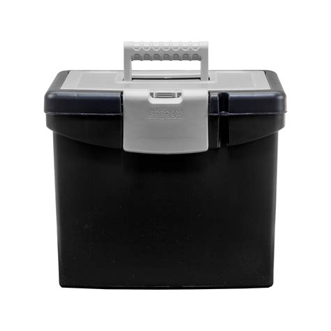 Storex Portable File Storage Box
