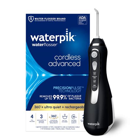 Waterpik Cordless Advanced 2 0 Water Flosser For Teeth Gums Braces Dental Care With Travel
