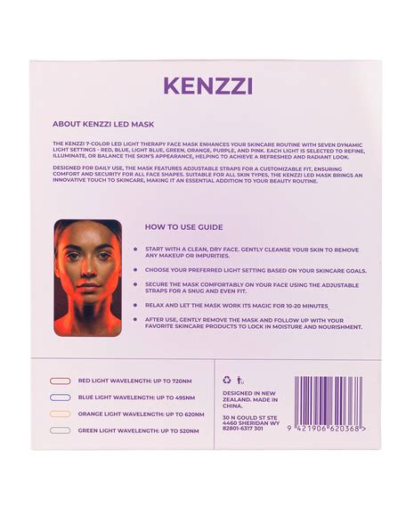 Kenzzi Led Face Mask Shaver Shop