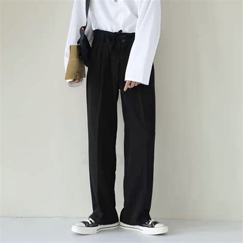 กางเกงสแล็คชาย กางเกงขายาวลําลอง เข้ารูป สไตล์เกาหลี สําหรับผู้ชาย กางเกงสูทลําลอง Taigu