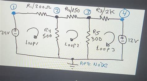 Solved Solve With Nodal Anylasis And Find Voltages At Node