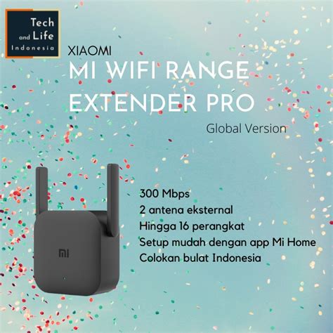 Jual Mi WiFi Range Extender Pro Repeater Amplifier Penguat Sinyal WiFi Shopee Indonesia