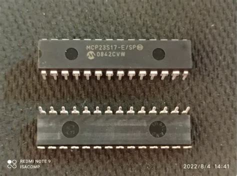 1x Circuito Integrado Mcp23s17 E Sp Mcp23s17 Microchip Mercadolivre