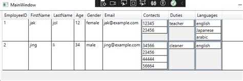 How Can I Create A Complex View Like This One In Wpf Datagridview C Microsoft Qanda
