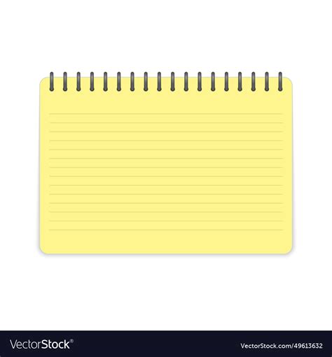 Notebook Memo Notepad Templates Royalty Free Vector Image