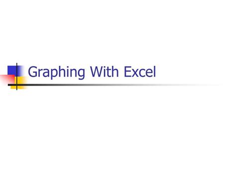 PPT Graphing With Excel PowerPoint Presentation Free Download ID