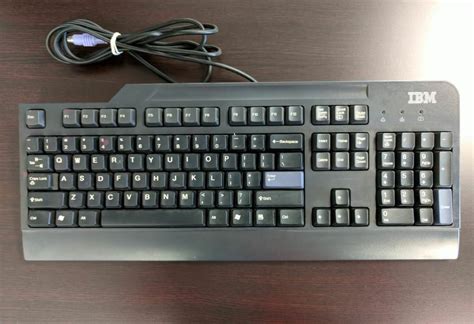 Black Ibm Kb 0225 Ps 2 Wired Keyboard By Ibm