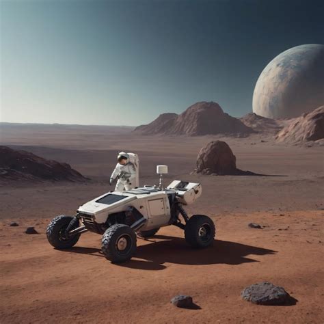 Space Exploration Technology Premium Ai Generated Image