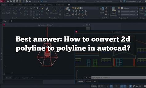Best Answer How To Convert 2d Polyline To Polyline In Autocad Caddikt
