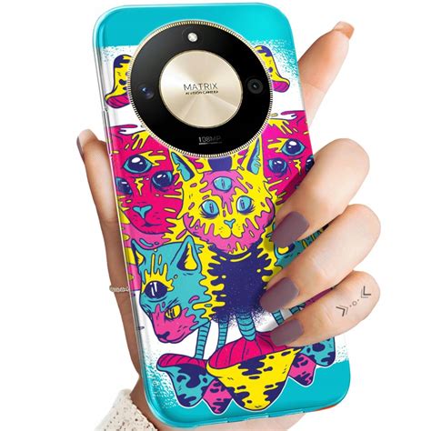 Etui Do Huawei Honor X50 5g Wzory Psycho Lsd Psychodelic Grzybki
